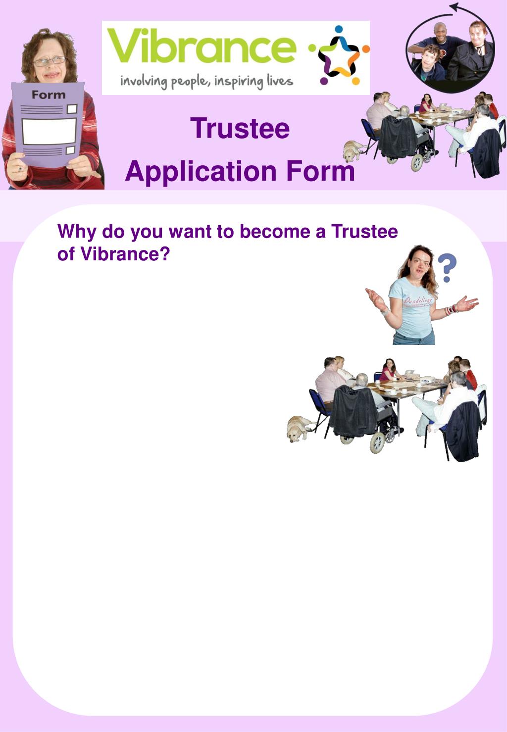 PPT - Trustee Application Form PowerPoint Presentation, free download ...
