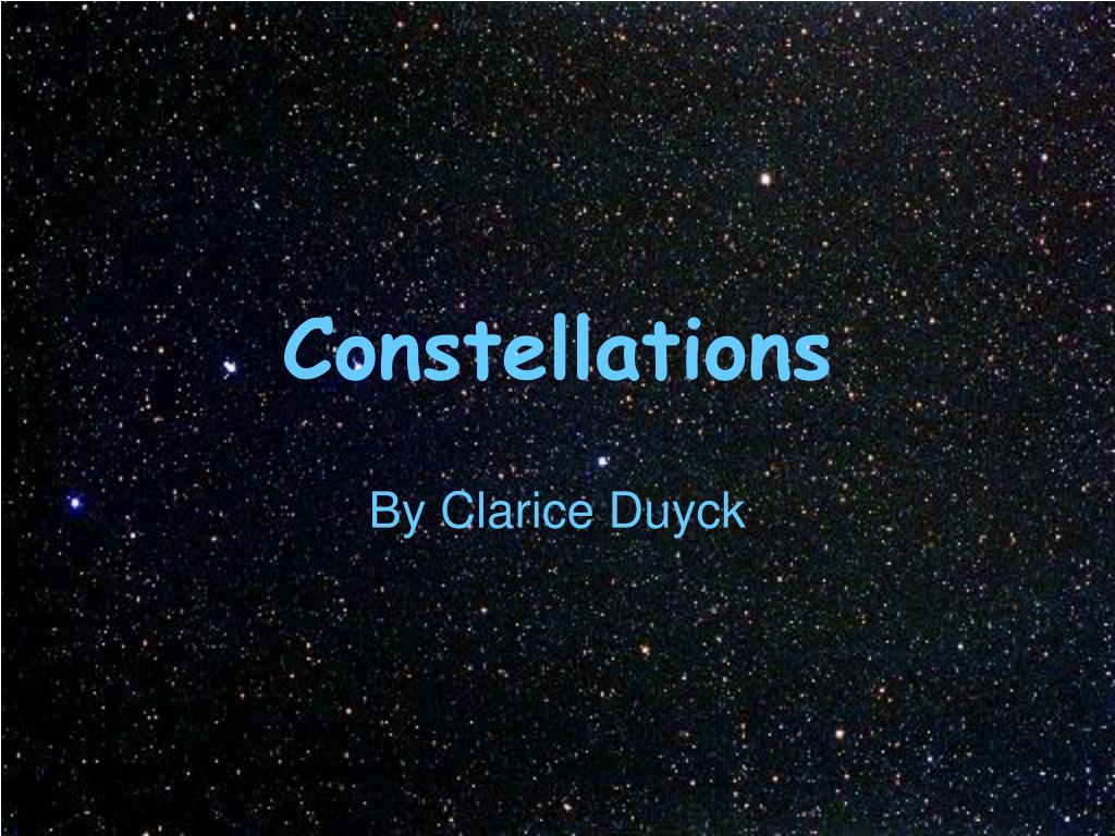 PPT - Constellations PowerPoint Presentation, free download - ID:4766569