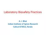 PPT - GOOD LABORATORY PRACTICES ? PowerPoint Presentation, free ...