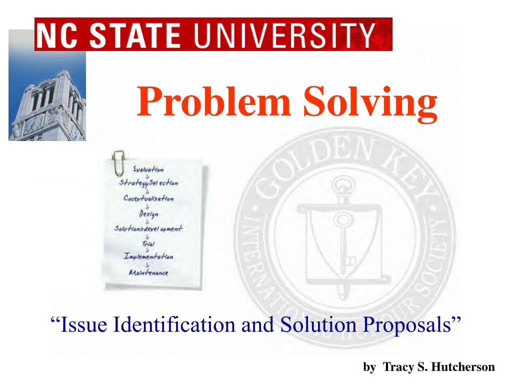PPT - “Issue Identification and Solution Proposals” PowerPoint ...