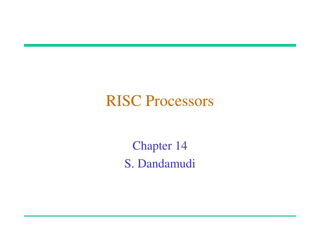 PPT - RISC Processors PowerPoint Presentation, free download - ID:4768535