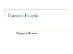 PPT - Famous people PowerPoint Presentation, free download - ID:8749538