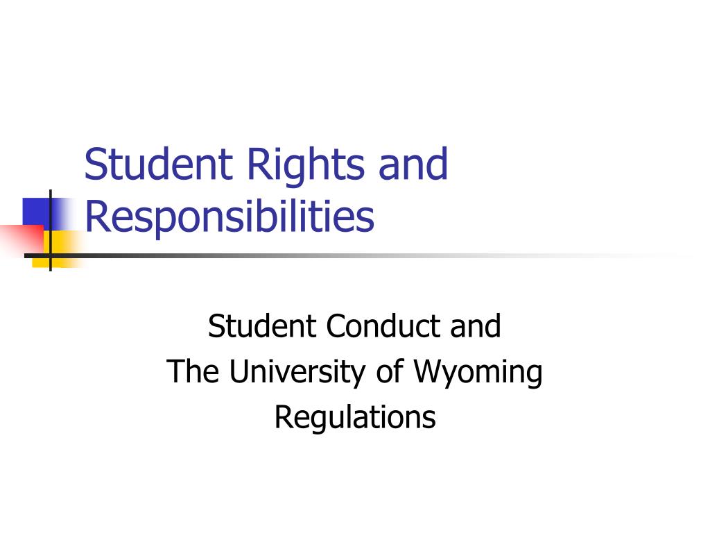 PPT - Student Rights and Responsibilities PowerPoint Presentation, free ...