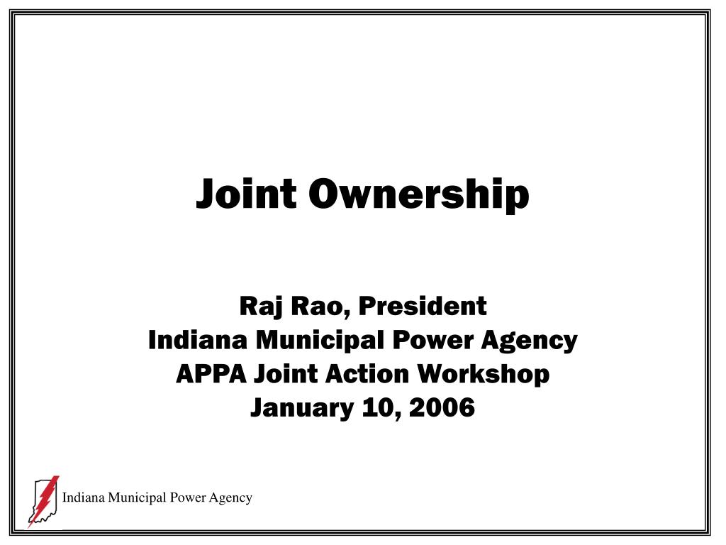 PPT - Joint Ownership PowerPoint Presentation, free download - ID:4772436