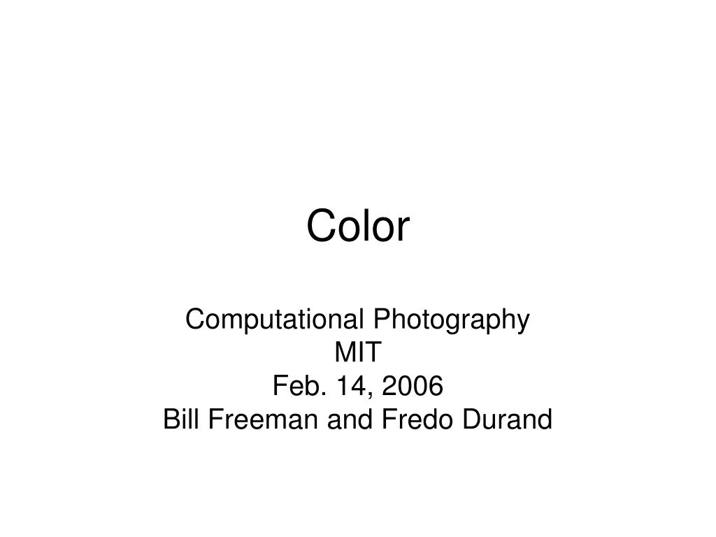 PPT - Color PowerPoint Presentation, free download - ID:4773192