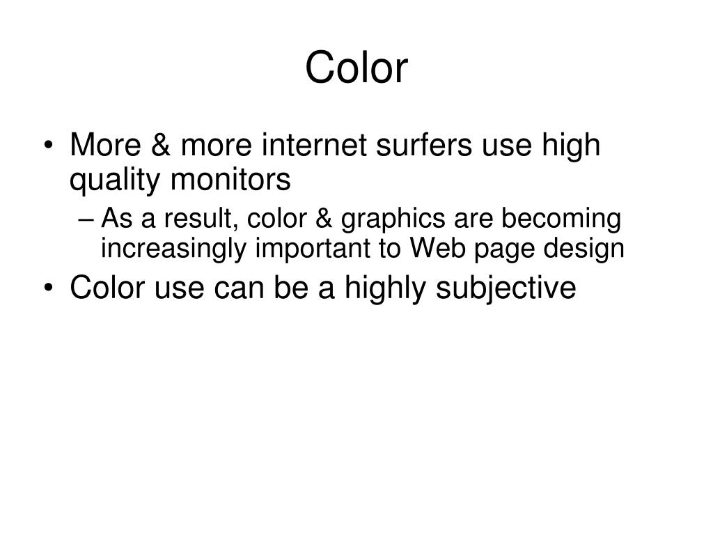 PPT - Color PowerPoint Presentation, free download - ID:4773651