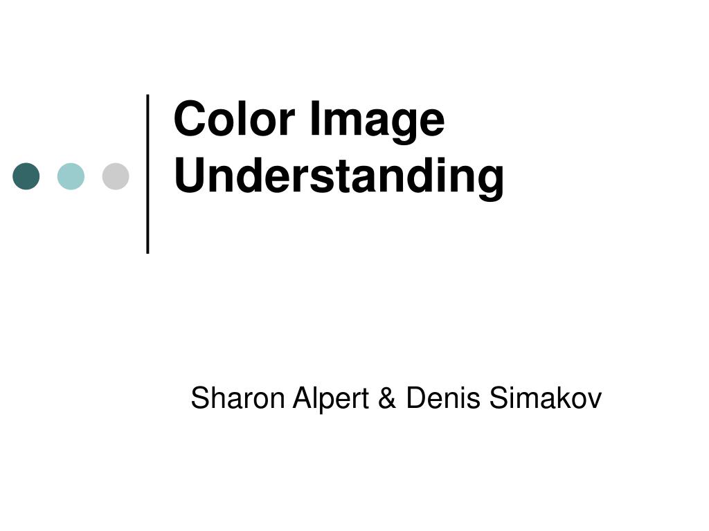 PPT - Color Image Understanding PowerPoint Presentation, free download ...