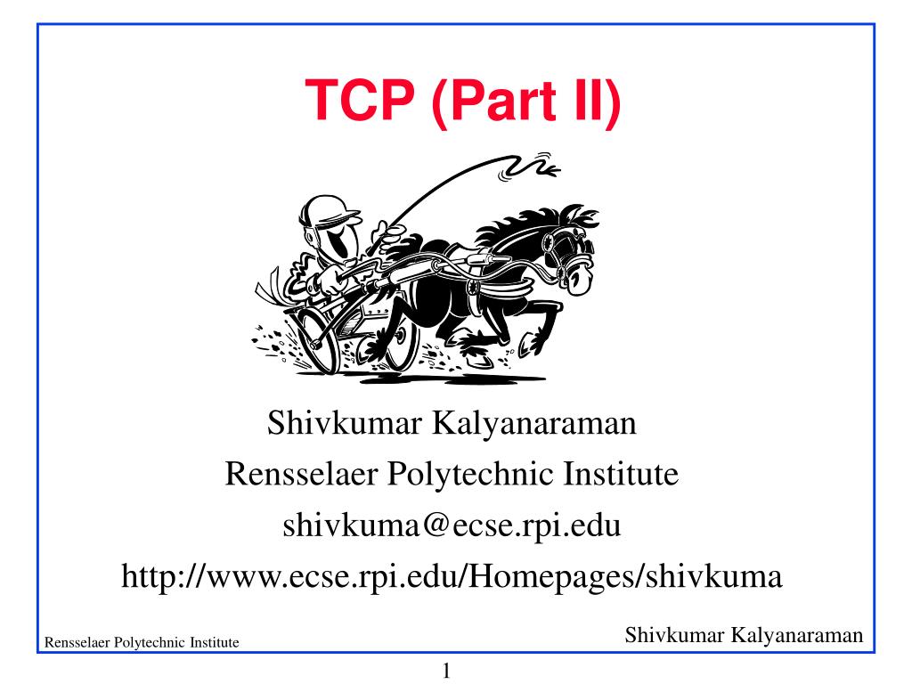 PPT - TCP (Part II) PowerPoint Presentation, free download - ID:4774179