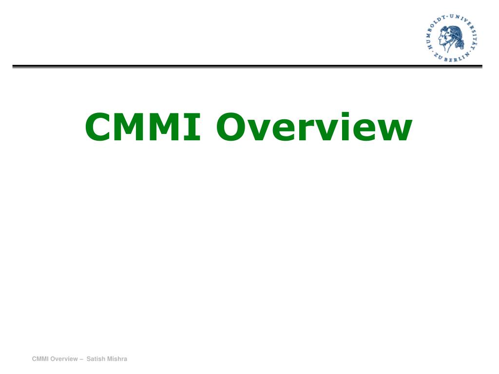 PPT - CMMI Overview PowerPoint Presentation, free download - ID:4774288