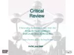 PPT - critical review PowerPoint Presentation, free download - ID:2570003