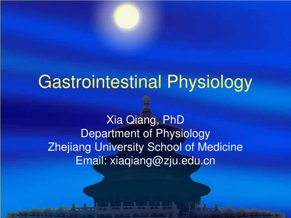 PPT - Gastrointestinal Physiology PowerPoint Presentation, free ...
