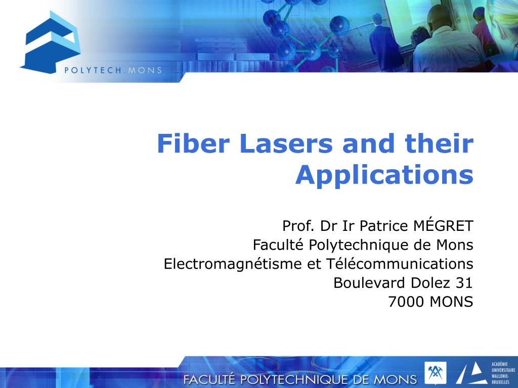 PPT - Fiber Lasers and their Applications PowerPoint Presentation, free ...