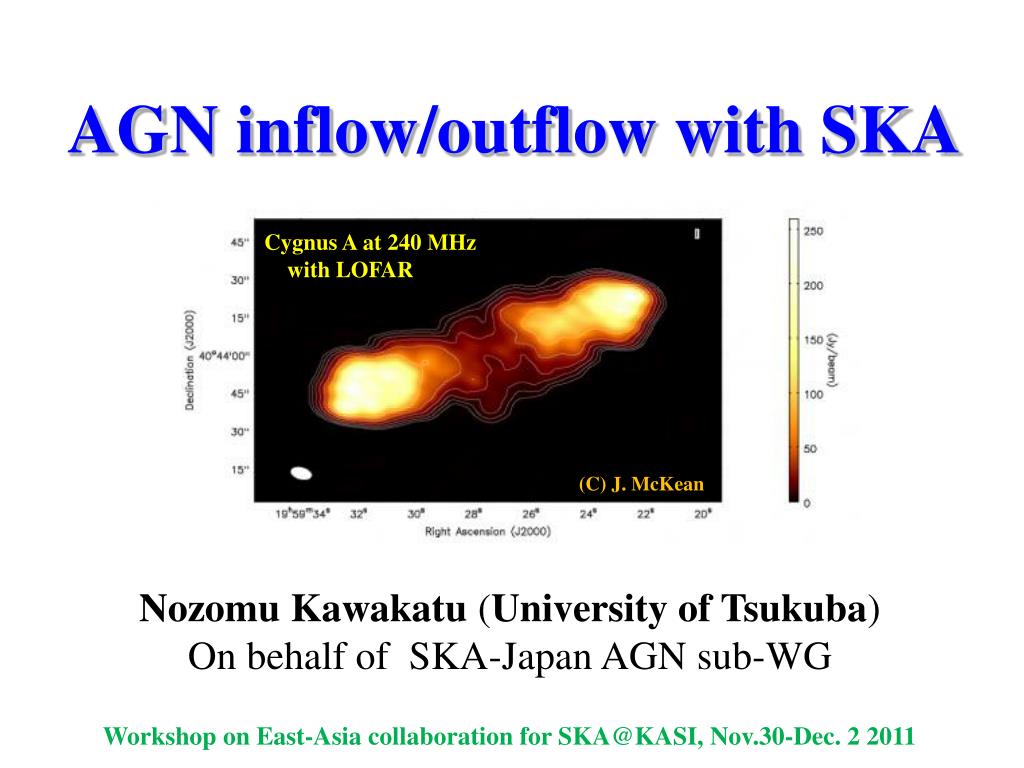 PPT - AGN inflow/outflow with SKA PowerPoint Presentation, free ...