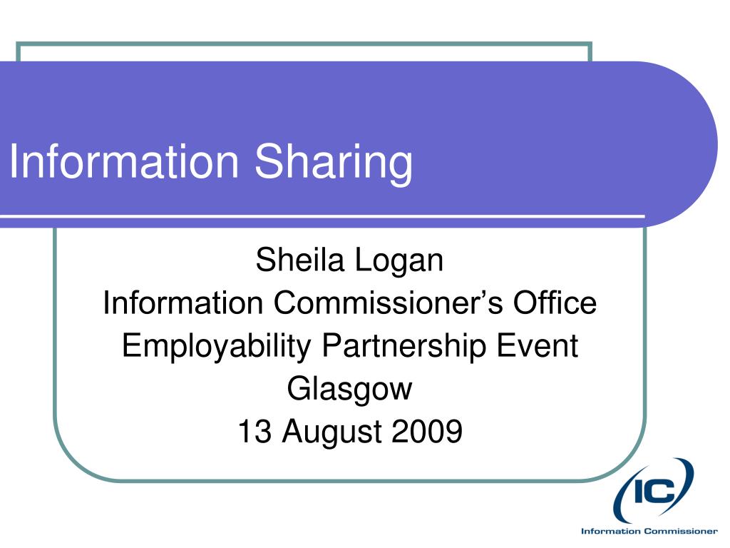PPT - Information Sharing PowerPoint Presentation, free download - ID ...