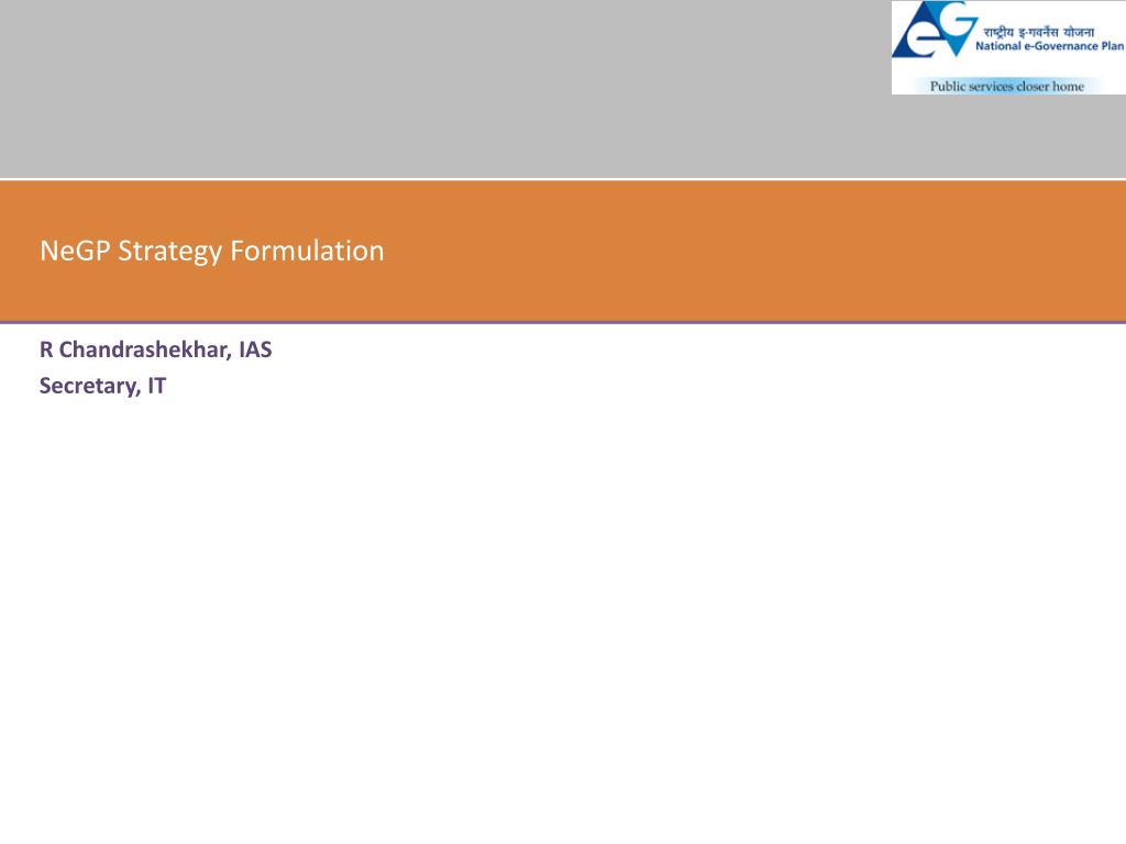 PPT - NeGP Strategy Formulation PowerPoint Presentation, free download ...