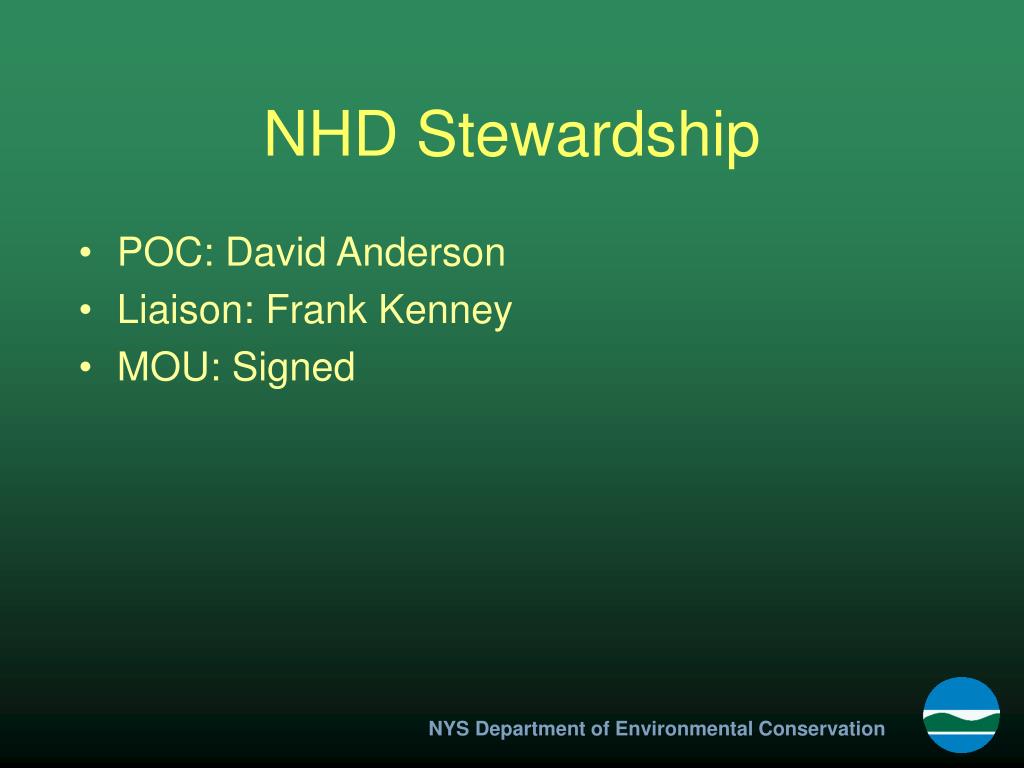 PPT - NHD Stewardship PowerPoint Presentation, free download - ID:4790789