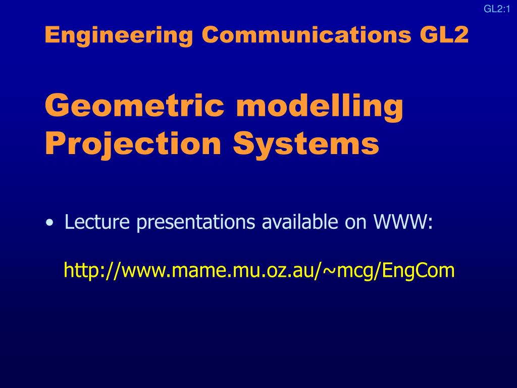 PPT - Understanding Projection Techniques in Engineering Graphics ...