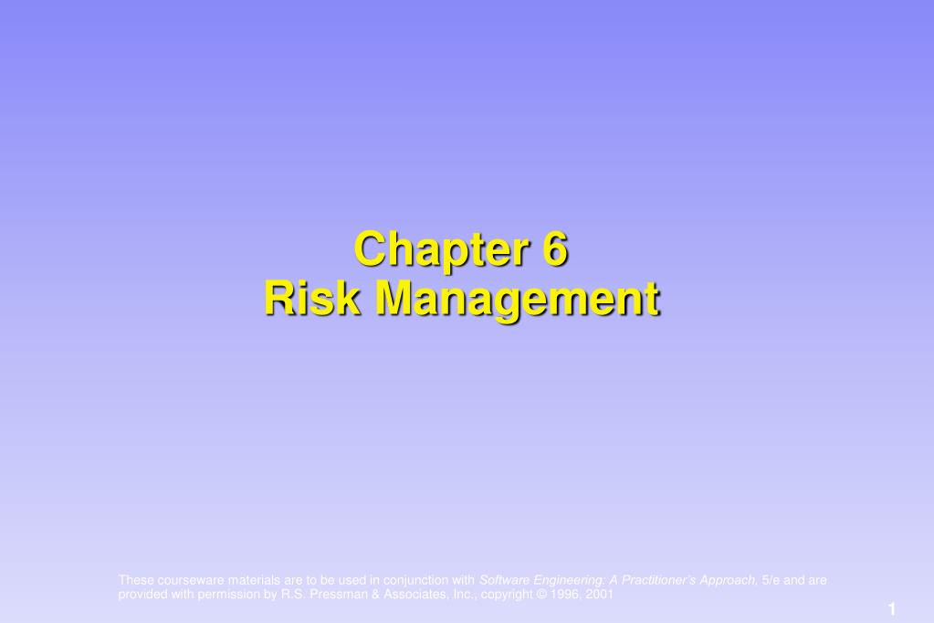 PPT - Chapter 6 Risk Management PowerPoint Presentation, free download ...