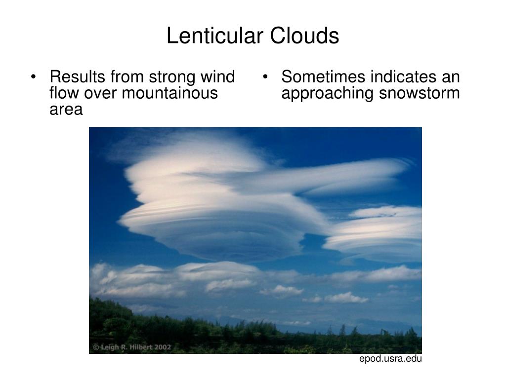 PPT - Lenticular Clouds PowerPoint Presentation, free download - ID:4796313