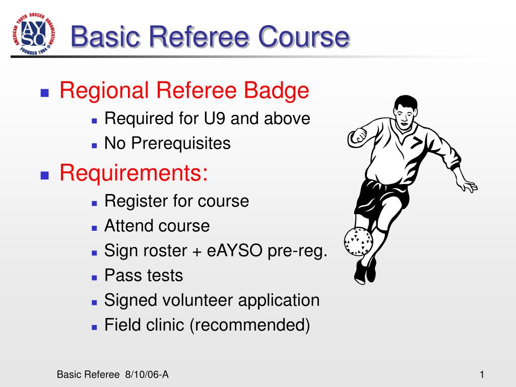 PPT - Basic Referee Course PowerPoint Presentation, free download - ID ...