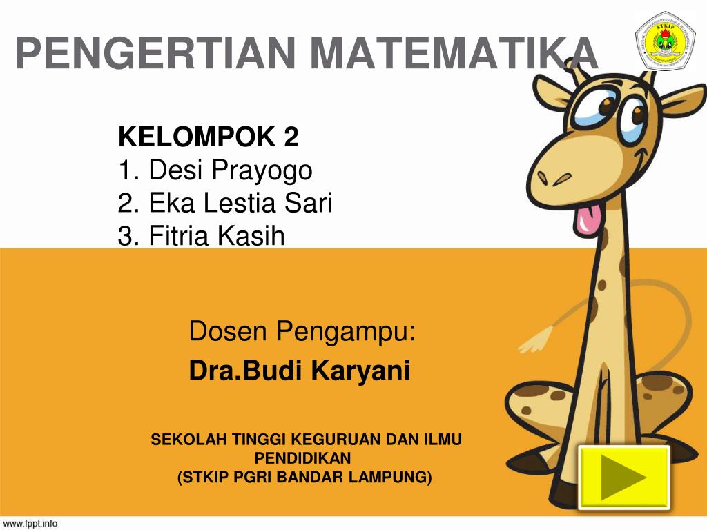 PPT - PENGERTIAN MATEMATIKA PowerPoint Presentation, free download - ID ...