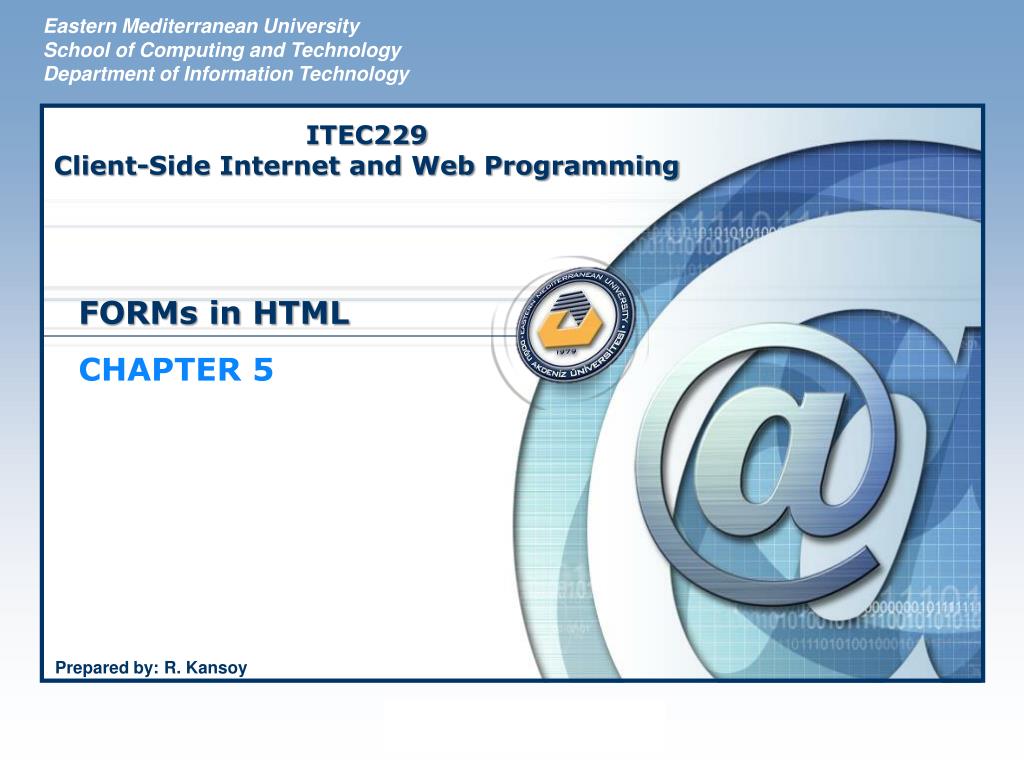 PPT - FORMs in HTML PowerPoint Presentation, free download - ID:4801118