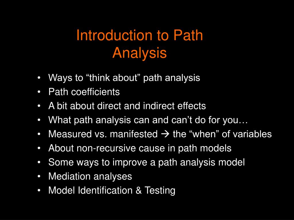 PPT - Introduction to Path Analysis PowerPoint Presentation, free ...