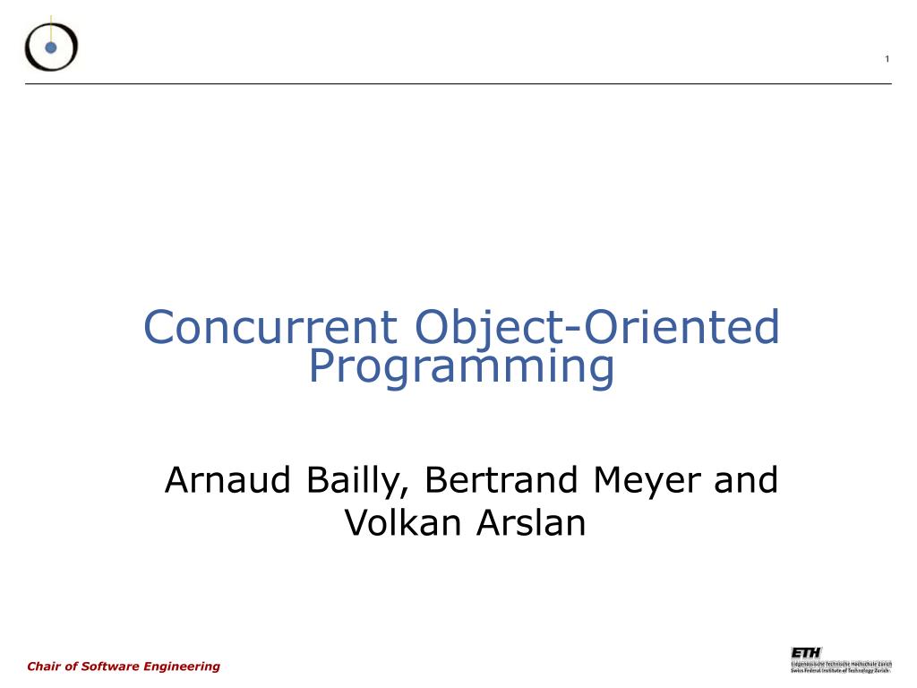 Ppt Concurrent Object Oriented Programming Powerpoint Presentation Free Download Id 4804894