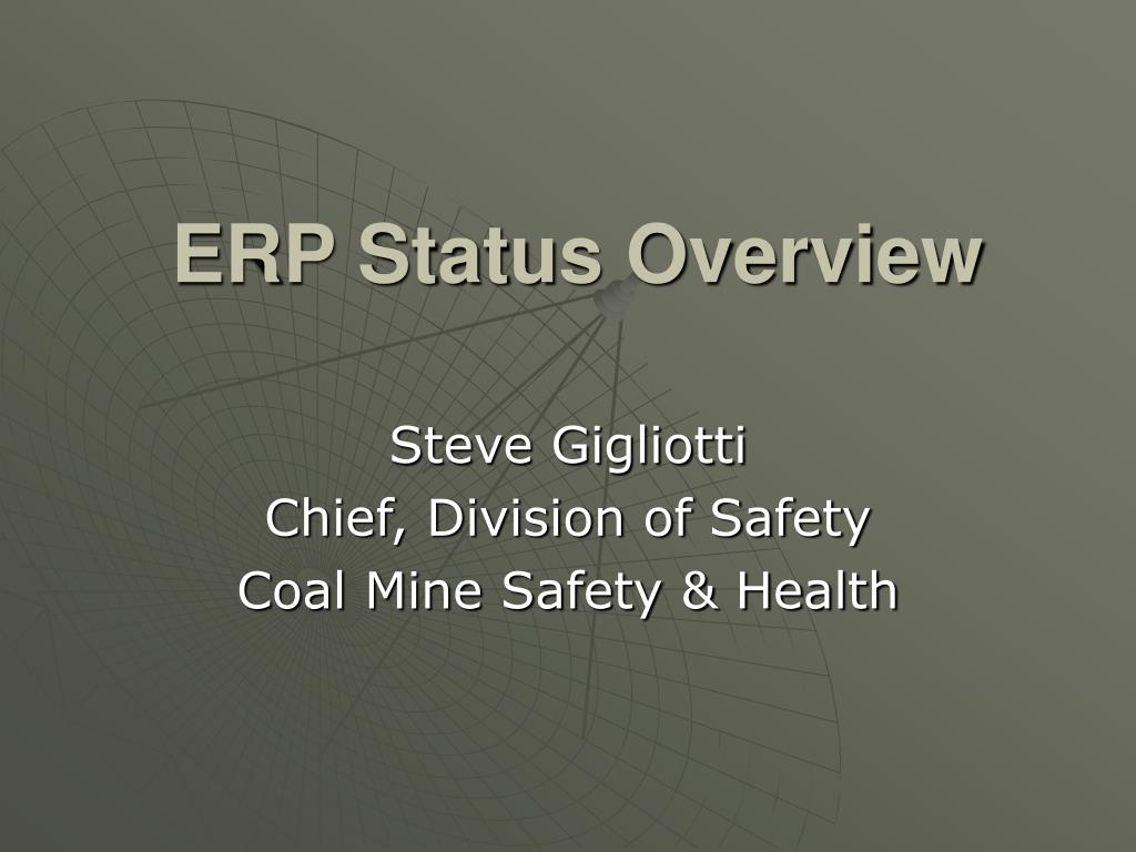 PPT - ERP Status Overview PowerPoint Presentation, free download - ID ...