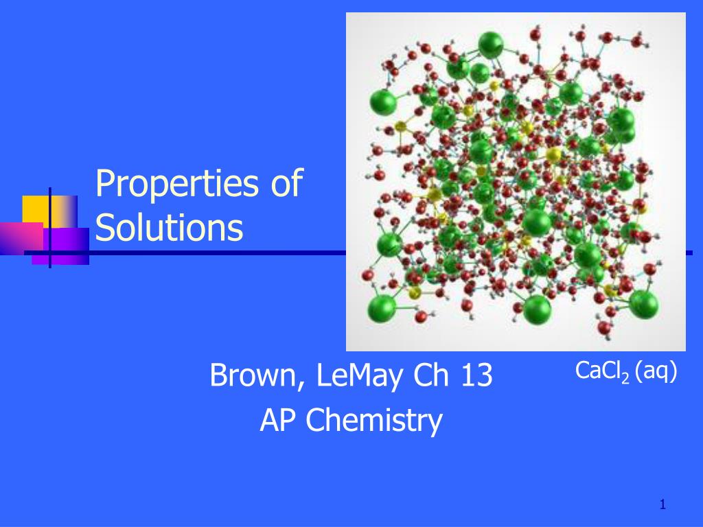 PPT - Properties of Solutions PowerPoint Presentation, free download ...