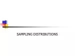 PPT - Sampling Distributions PowerPoint Presentation, free download ...