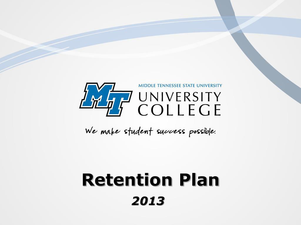 PPT - Retention Plan PowerPoint Presentation, free download - ID:4810596