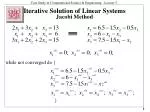 PPT - Iterative Solution Methods PowerPoint Presentation, free download - ID:3374636