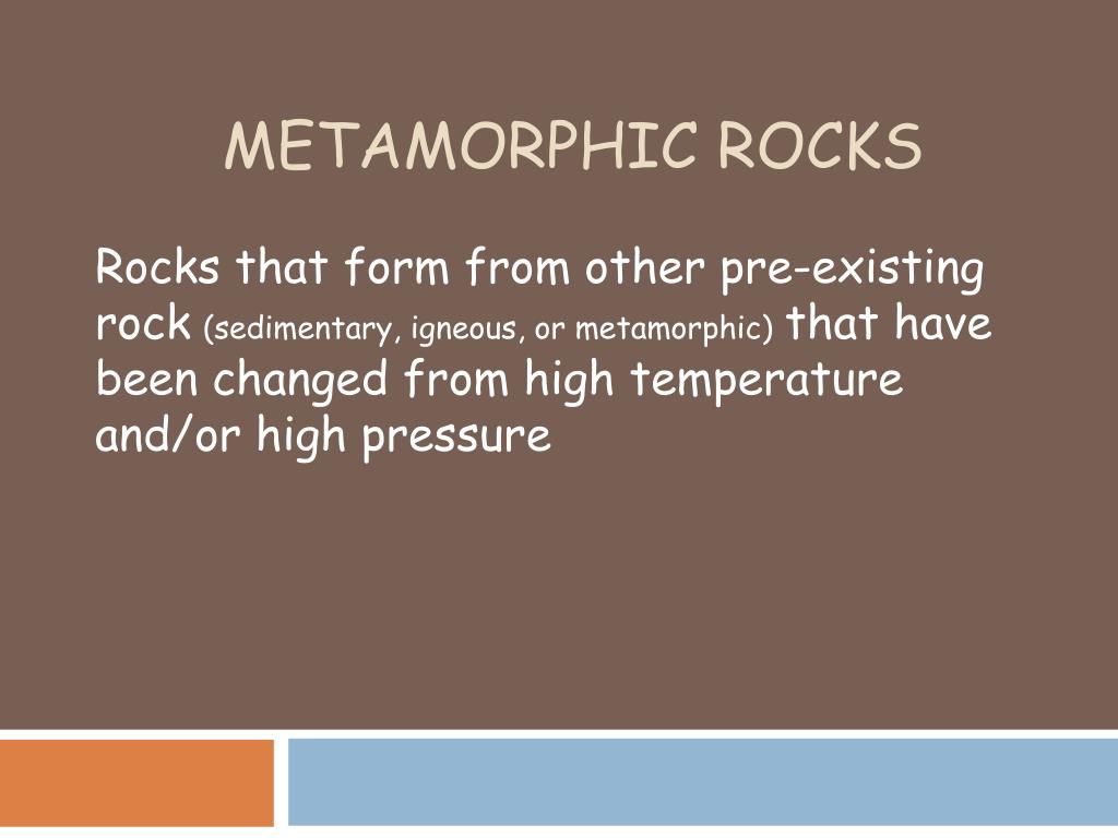 PPT - METAMORPHIC ROCKS PowerPoint Presentation, free download - ID:4815030