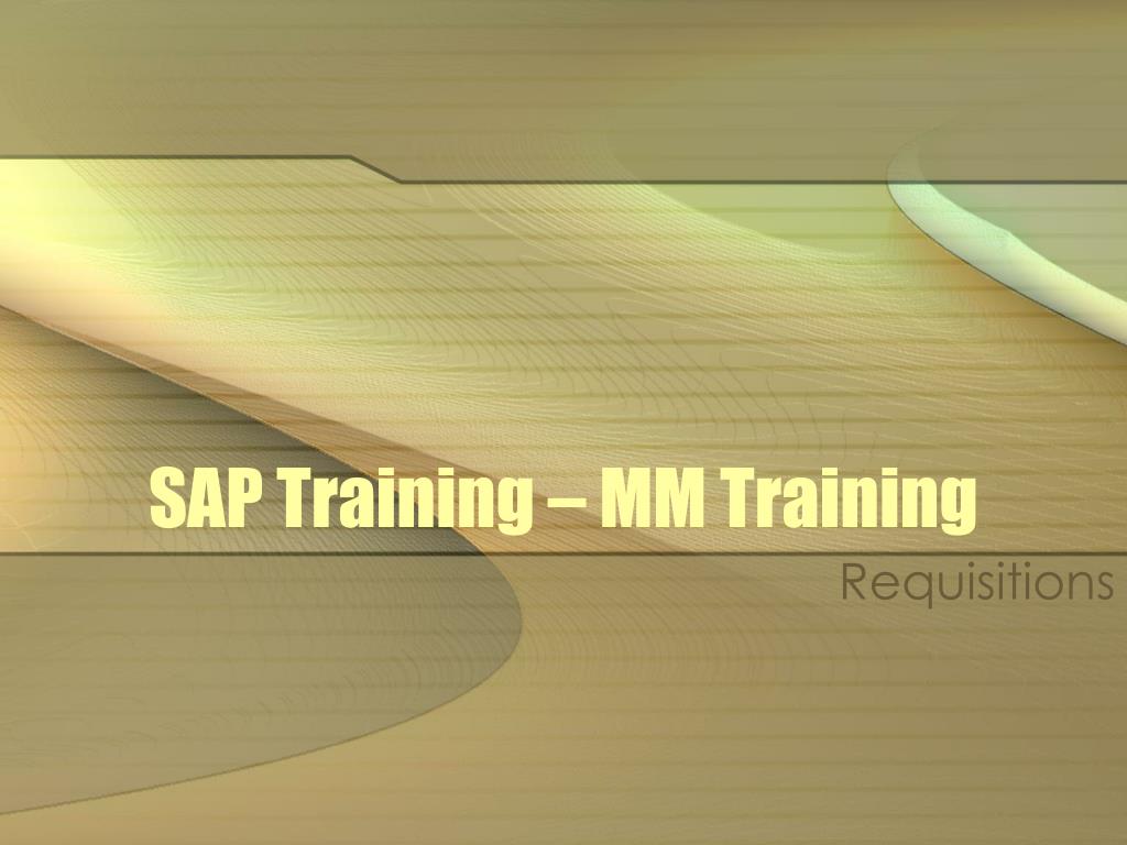 PPT - SAP Training – MM Training PowerPoint Presentation, free download ...