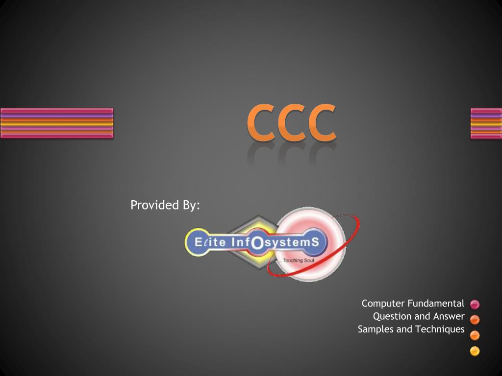 PPT - CCC PowerPoint Presentation, free download - ID:4816753