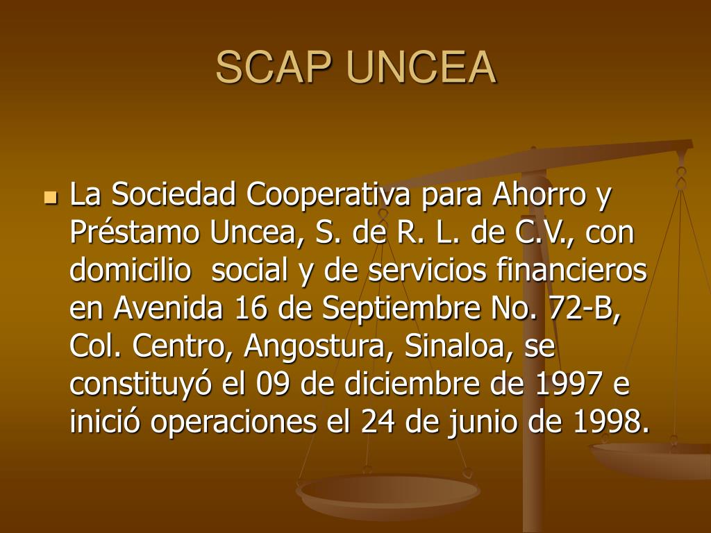 PPT - SCAP UNCEA PowerPoint Presentation, free download - ID:4817118