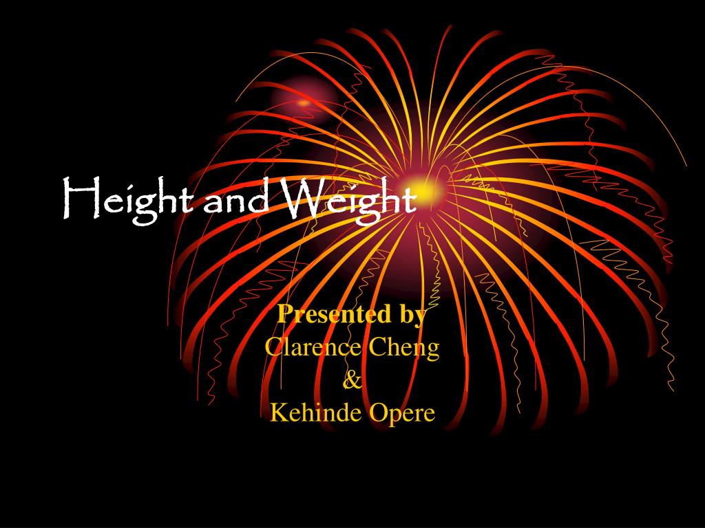 PPT - Height and Weight PowerPoint Presentation, free download - ID:4818219