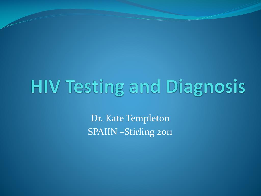 PPT - HIV Testing and Diagnosis PowerPoint Presentation, free download ...