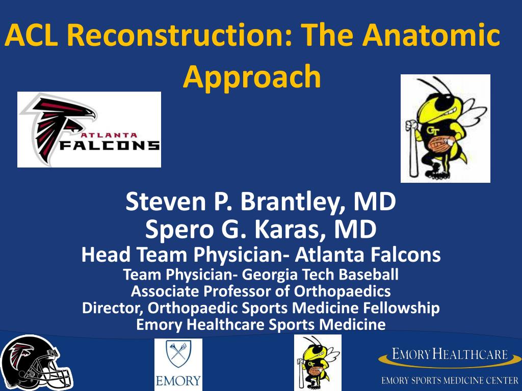 PPT - ACL Reconstruction: The Anatomic Approach PowerPoint Presentation ...
