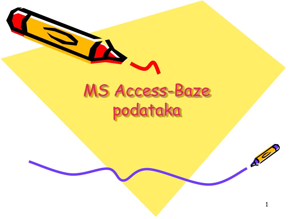PPT - MS Access-Baze podataka PowerPoint Presentation, free download ...