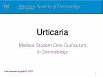 PPT - The urticaria control test (UCT) PowerPoint Presentation, free ...