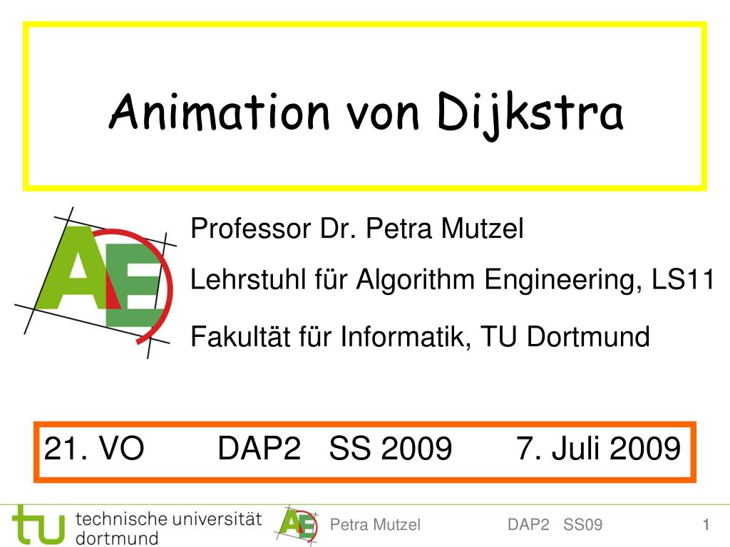 PPT - Dijkstra's Algorithm: Efficient Shortest Path Solution Guide ...