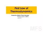 PPT - First Law of Thermodynamics PowerPoint Presentation, free ...