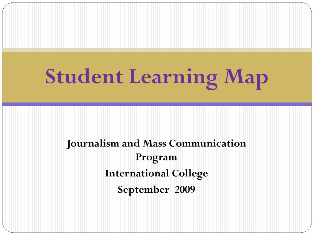 PPT - Student Learning Map PowerPoint Presentation, free download - ID ...