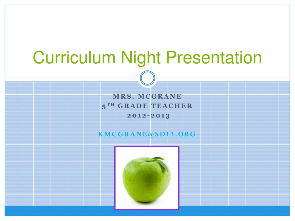 PPT - Curriculum Night Presentation PowerPoint Presentation, free ...