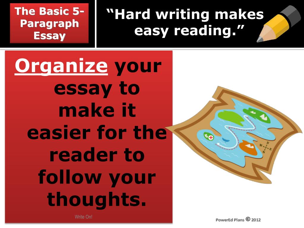 PPT - “Hard writing makes easy reading.” PowerPoint Presentation, free ...