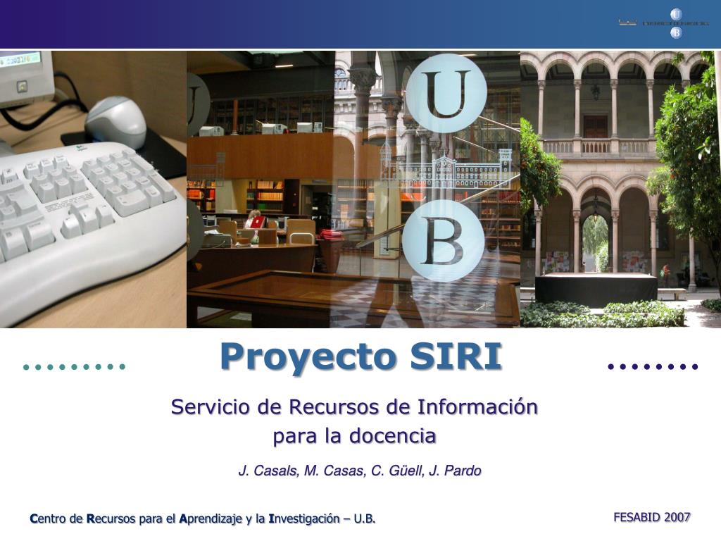 PPT - Proyecto SIRI PowerPoint Presentation, free download - ID:4832901