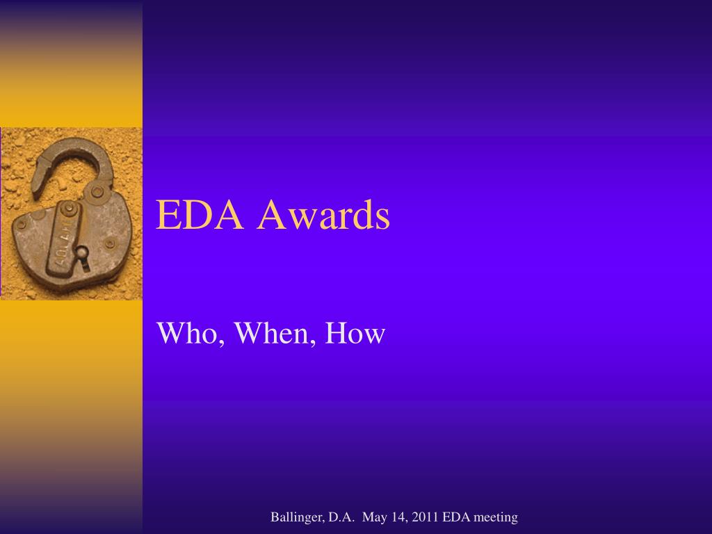 PPT - EDA Awards PowerPoint Presentation, free download - ID:4834719
