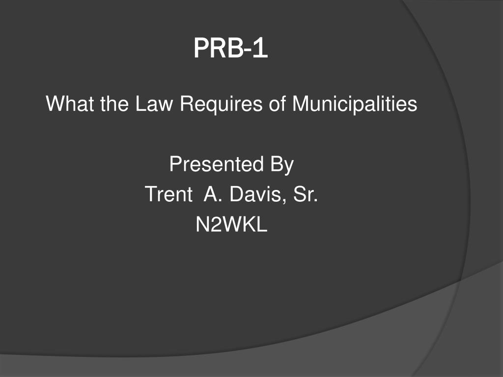 PPT - PRB-1 PowerPoint Presentation, free download - ID:4835579